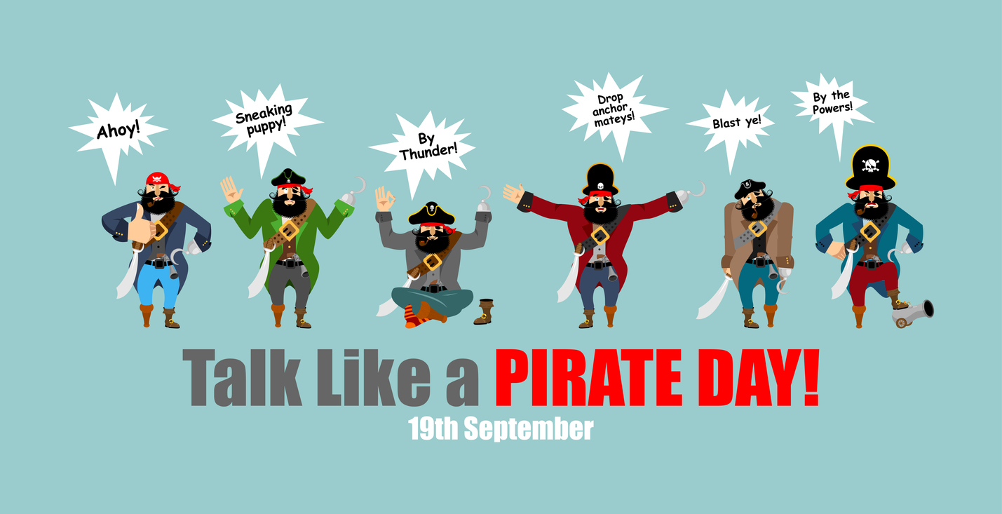 International Talk Like a Pirate Day be Here! - The Pirate's Guide to ...